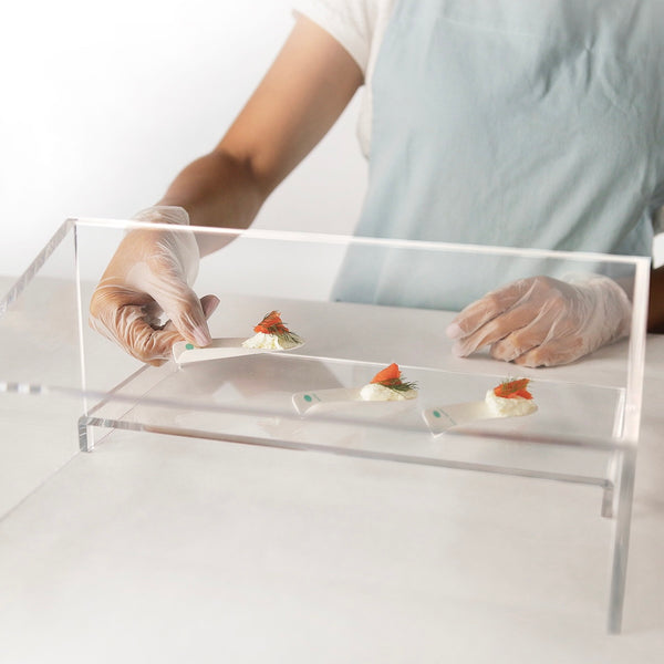 SafeServe™ Sneeze Guard 9" for Food Sampling - EcoTensil